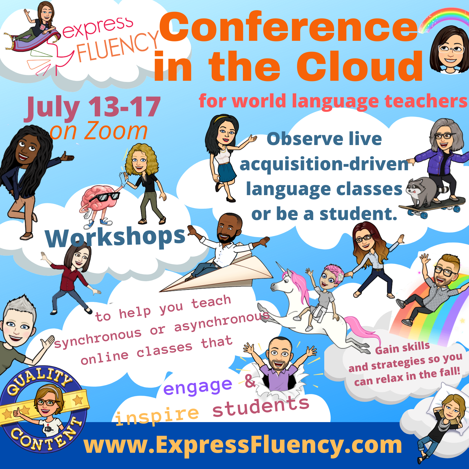 Conference in the Cloud for Participants 2020 - Express Fluency